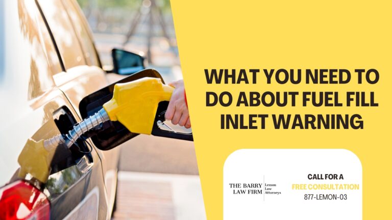 What You Need To Do About Fuel Fill Inlet Warning?